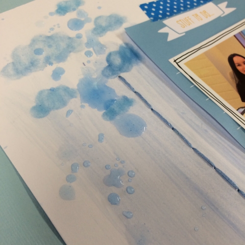 Scrapbooking with Clouds - Lollipop Box Club