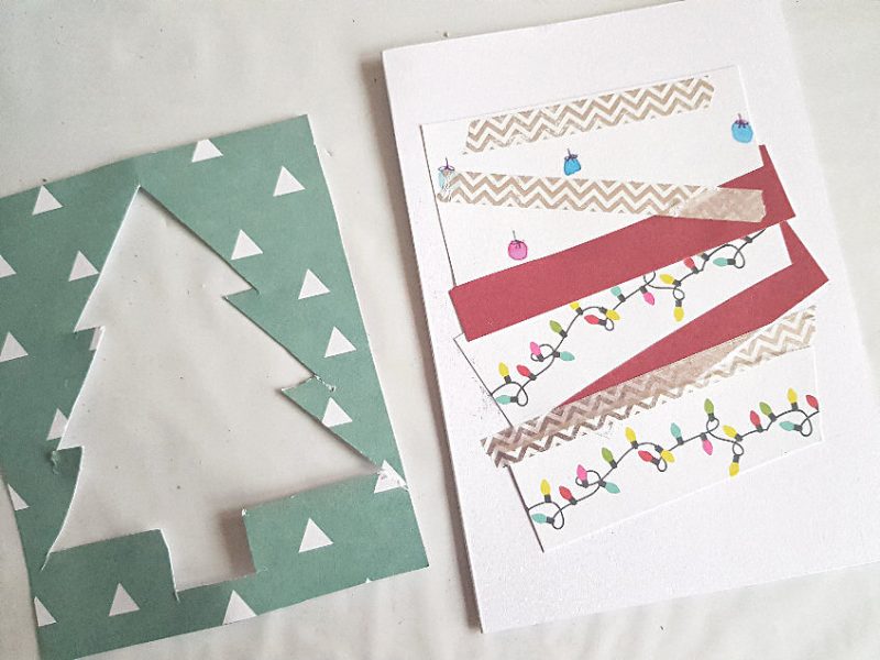 Make a Christmas Tree Cutout Christmas Card - with Kerry - Lollipop Box ...