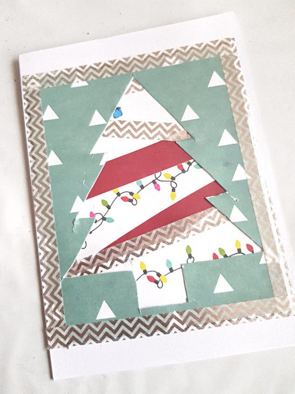 Make a Christmas Tree Cutout Christmas Card - with Kerry - Lollipop Box ...