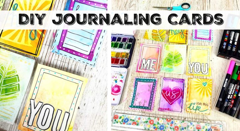 DIY Journaling Cards - with video - Lollipop Box Club