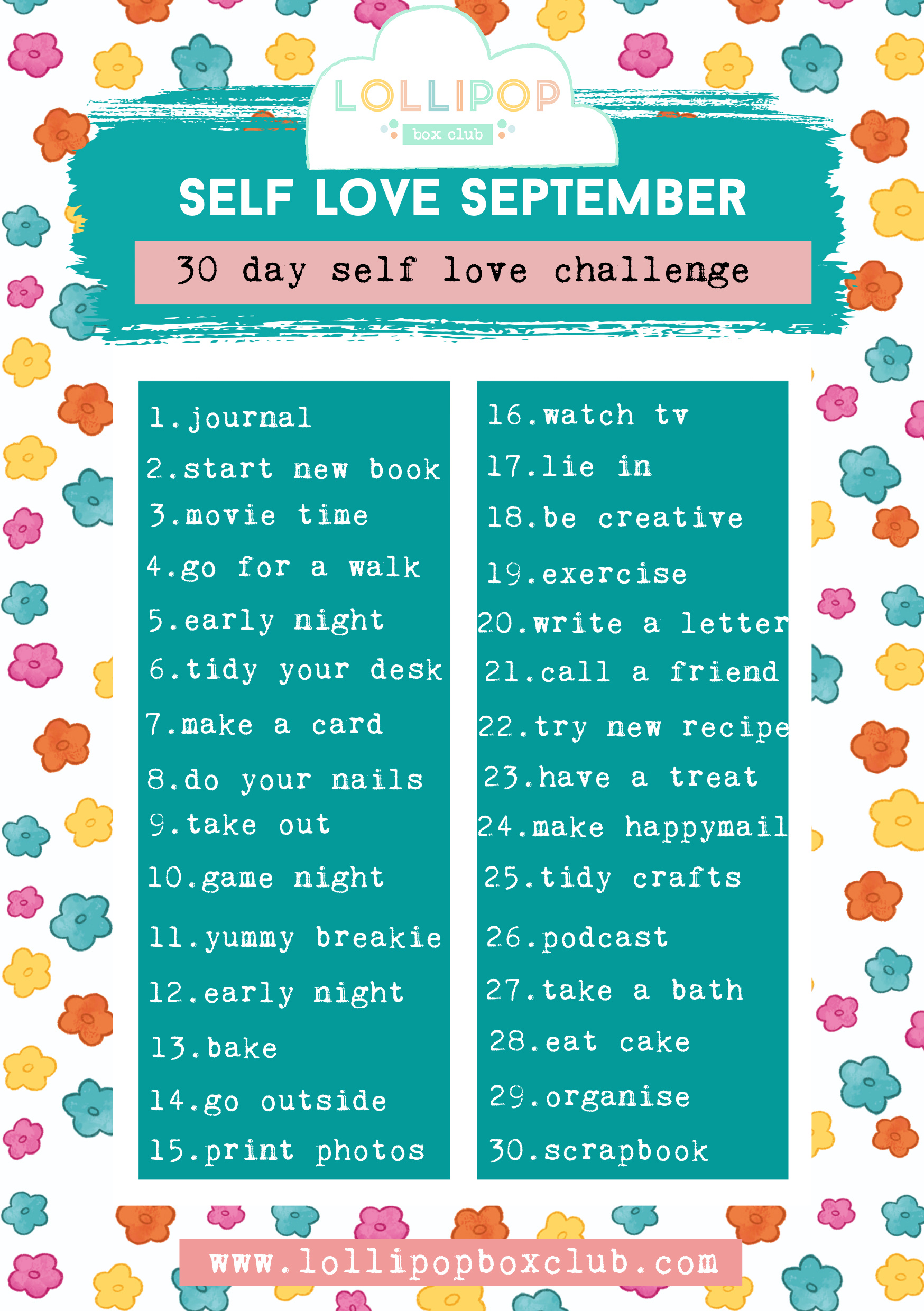 September is Self Love Month - Lollipop Box Club